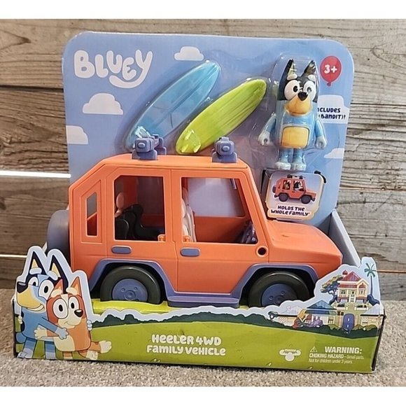 moose toys | Toys | Moose Toys Bluey Heeler 4wd Family Vehicle New ...